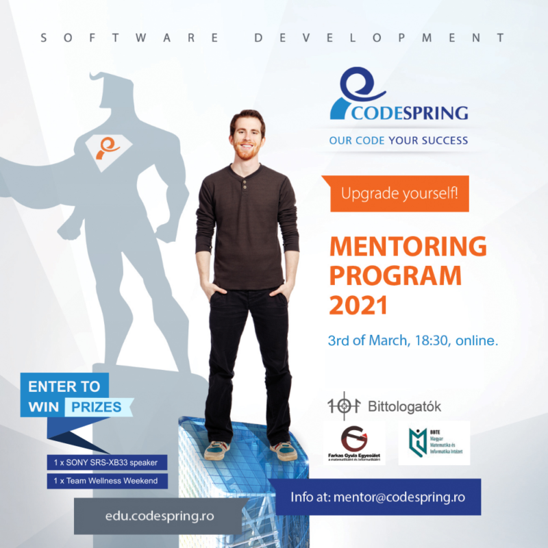 Idén is bemutatjuk a Codespring Mentorprogramot a Bittologatókon - edu.codespring.ro