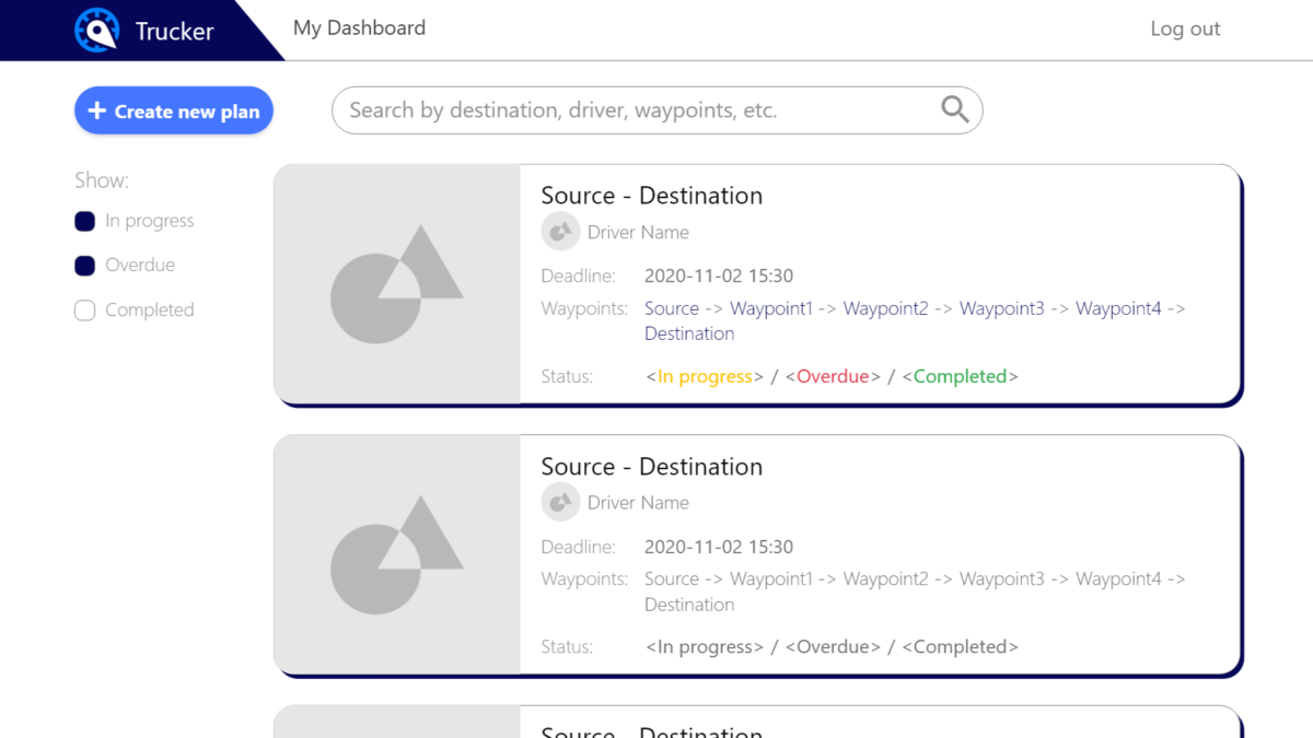 Trucker - Shipment Planner & MobileApp - edu.codespring.ro